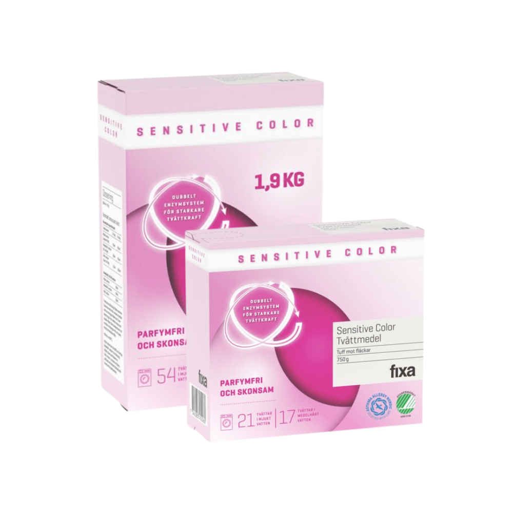 Tvättmedel sensitive color - Astma- och Allergiförbundet
