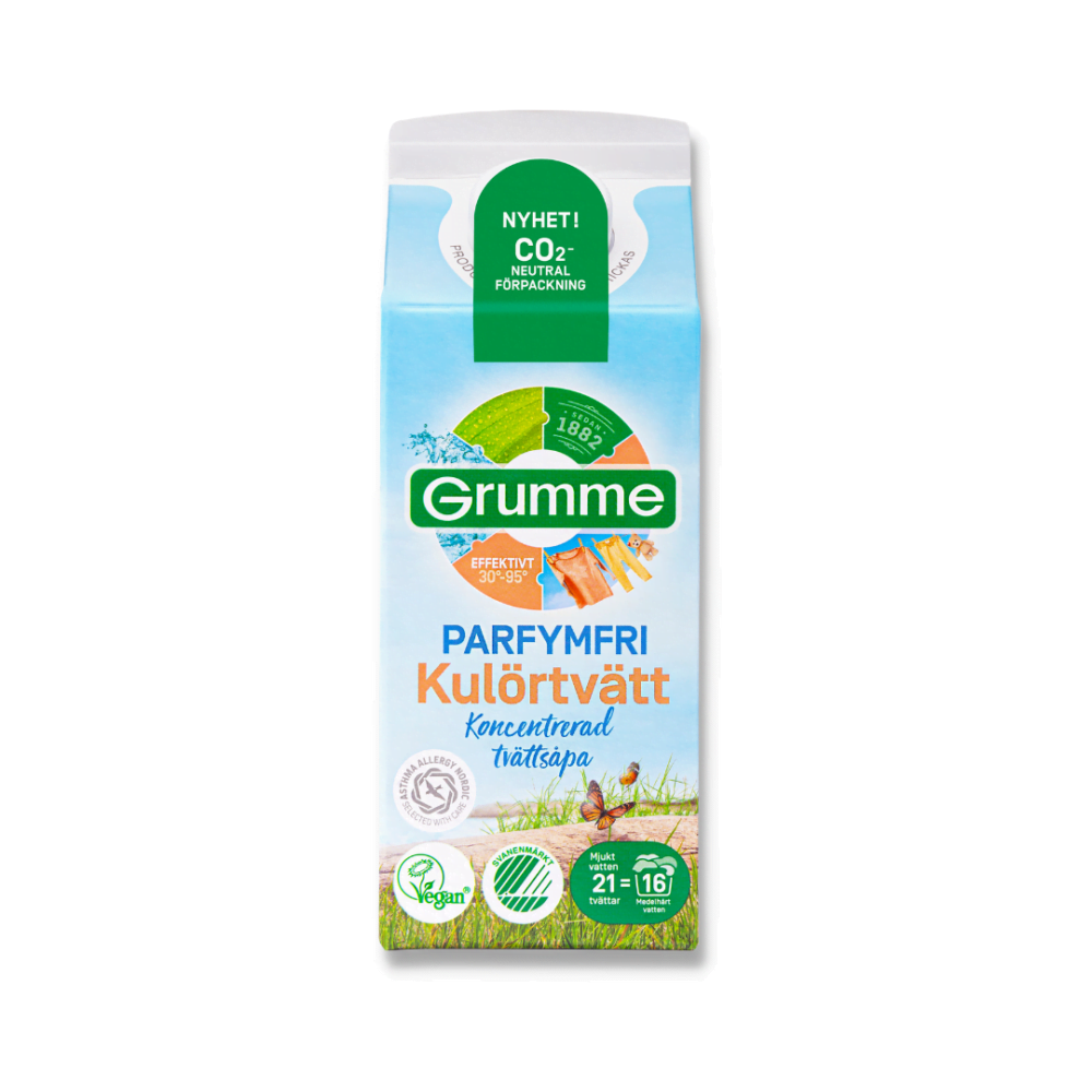 Flytande kulörtvättmedel - Astma- och Allergiförbundet
